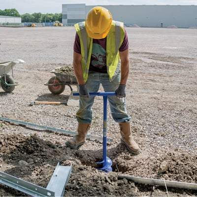 Fence post auger 150mm store