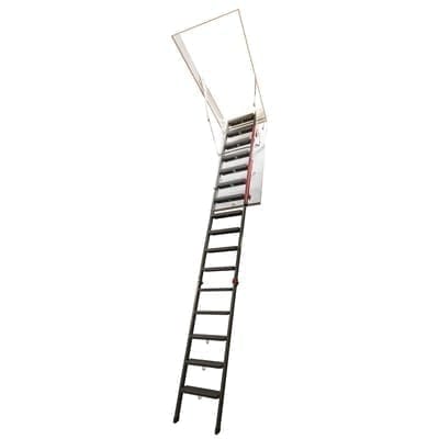 Fakro LMP High Ceiling Metal Folding Loft Ladder - Shop Online ...